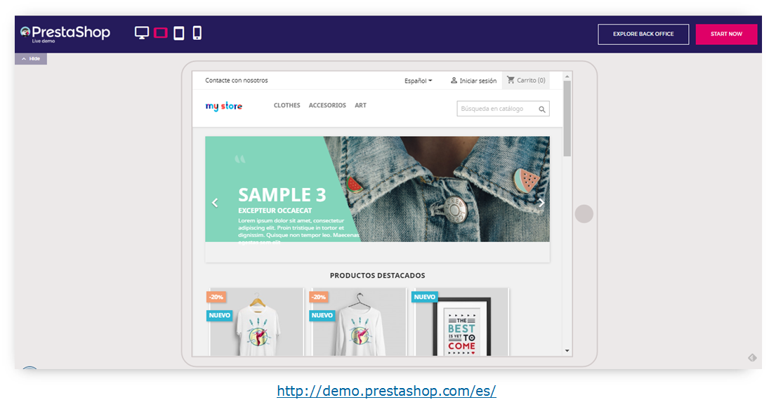 Demo Prestashop