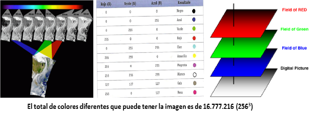 IMÁGENES EN FALSO COLOR