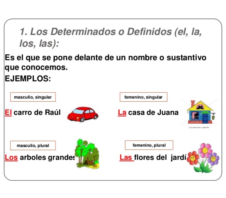 EL ARTÍCULO Y PRONOMBRE